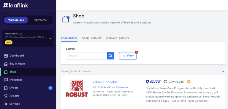 Robust Cannabis advertises on LeafLink, Sees 10X ROAS - LeafLink
